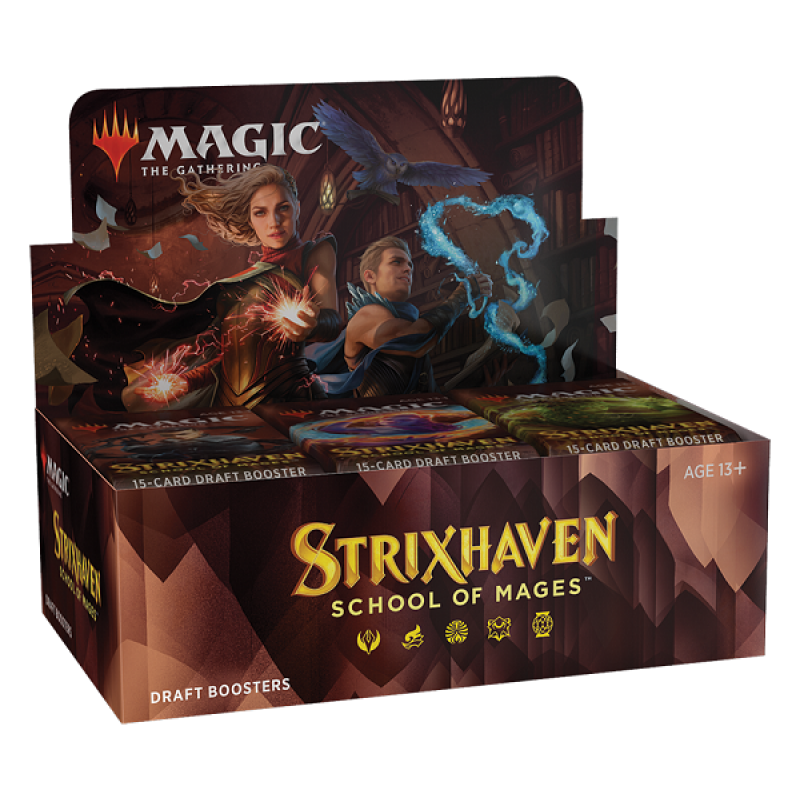 Magic: The Gathering Strixhaven: School of Mages Draft Booster Box, 36/Pack