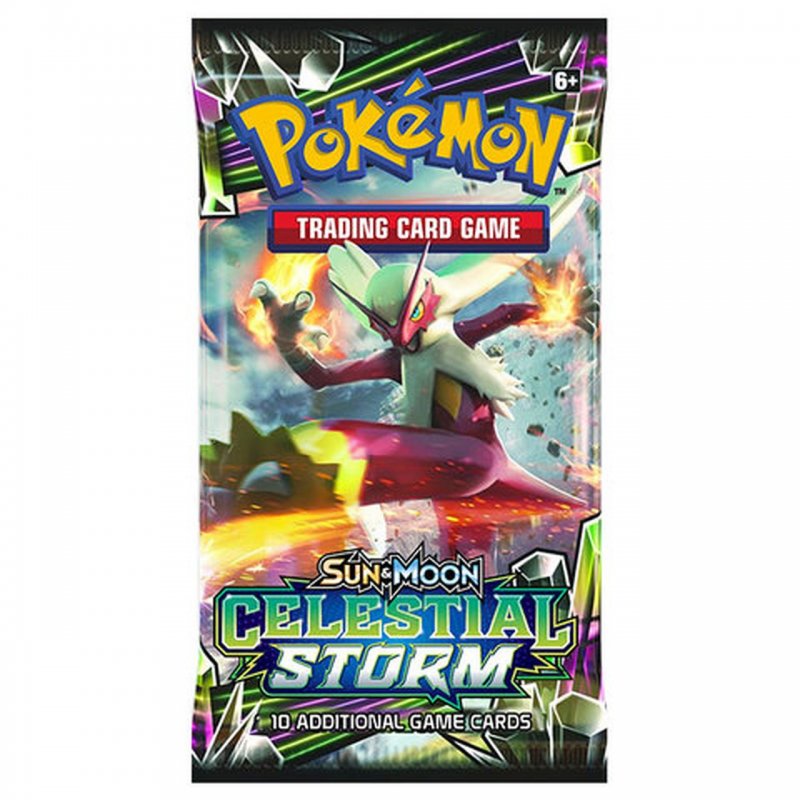 Pokemon Sun Moon Celestial Storm 10 Card Booster Pack