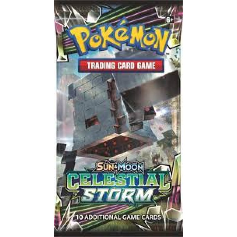 Pokemon Sun & Moon Celestial Storm 10-Card Booster Pack