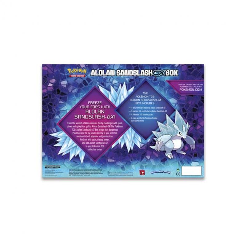 Pokemon Alolan Sandslash-GX Box
