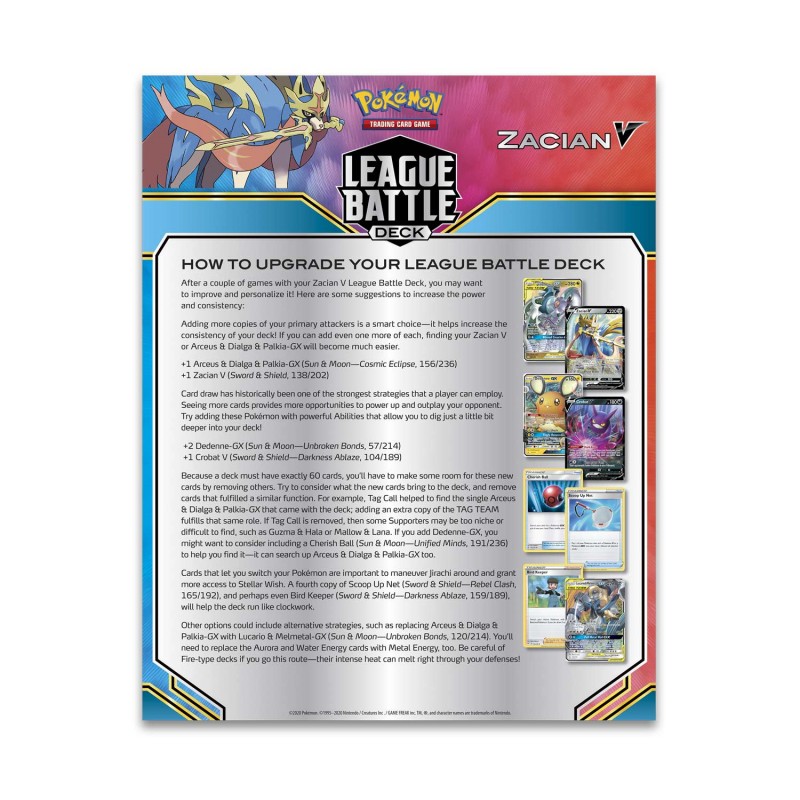 Pokemon League Battle Deck - Zacian V