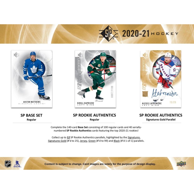 2020-21 Upper Deck SP Hockey 8-Pack Blaster Box