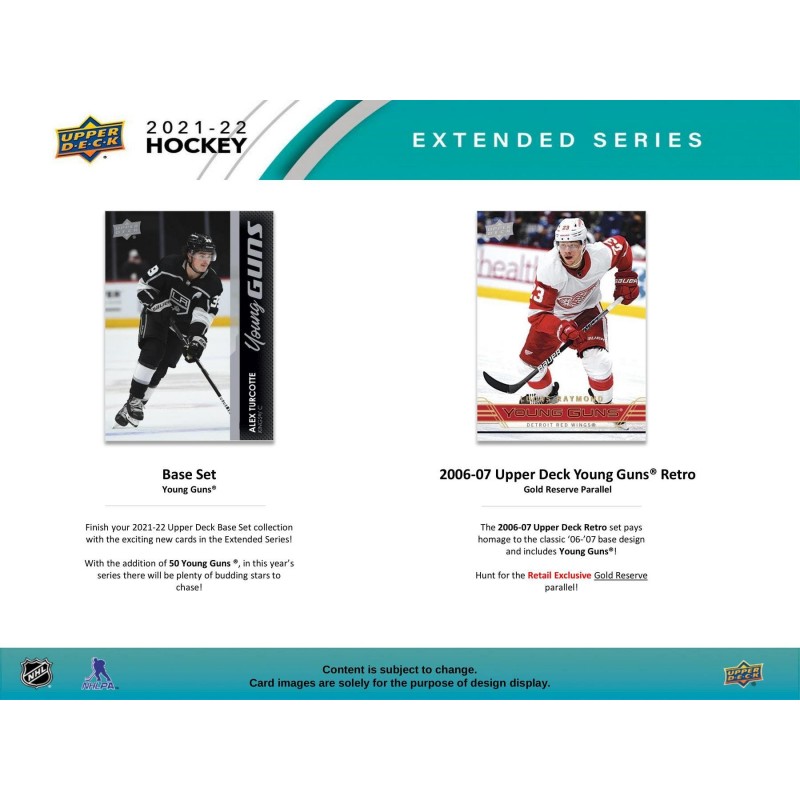 2021-22 Upper Deck Extended Series Hockey 6-Pack Blaster Box