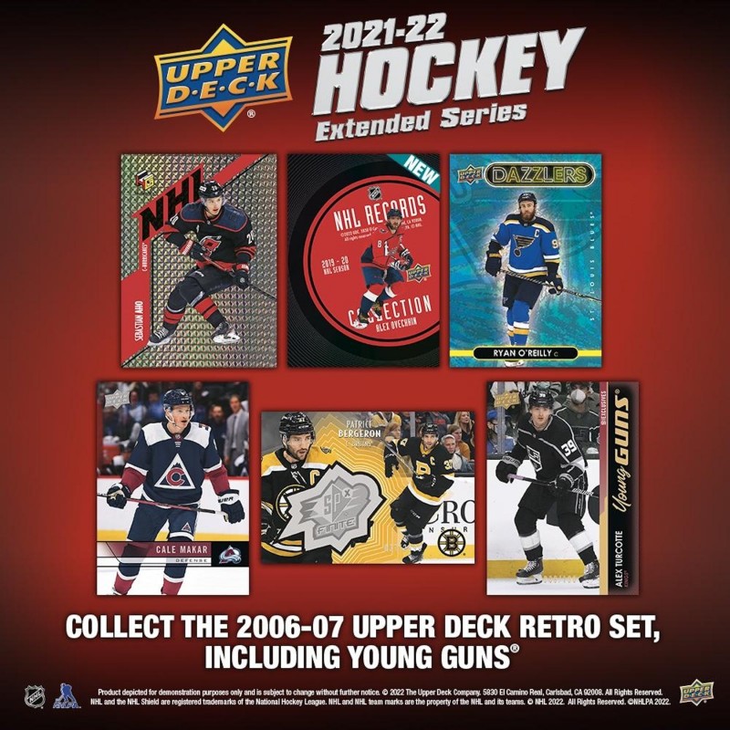 2021-22 Upper Deck Extended Series Hockey Hobby Box