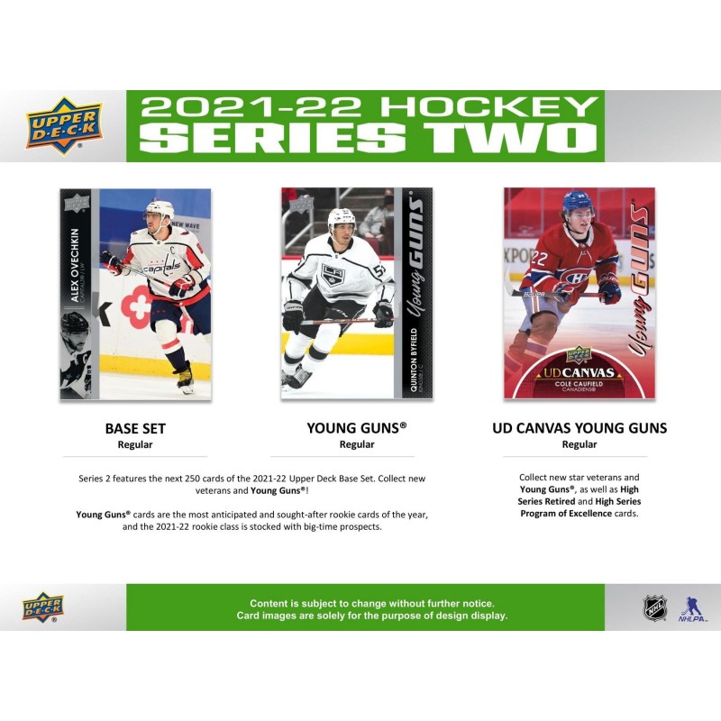 2021-22 Upper Deck Series 2 Hockey Retail Box